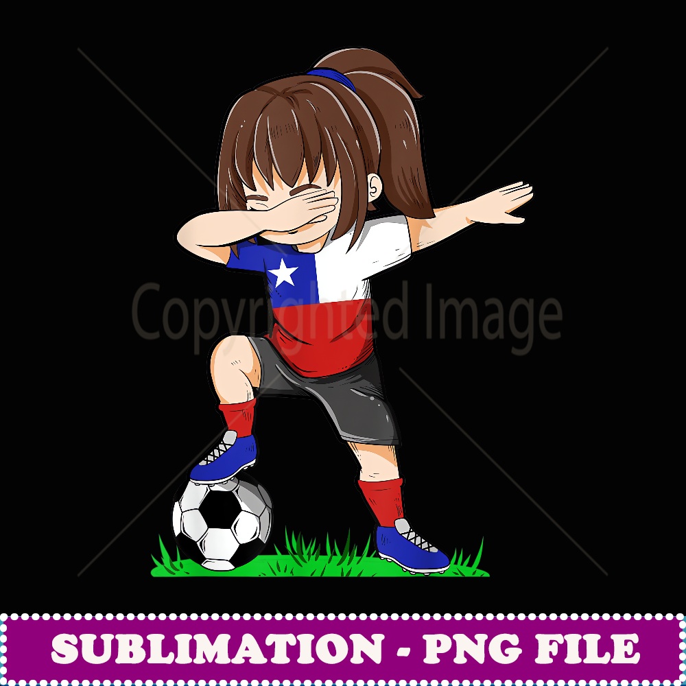Soccer Chile Jersey Flag Football Girls Women Dab - Creative | Inspire ...