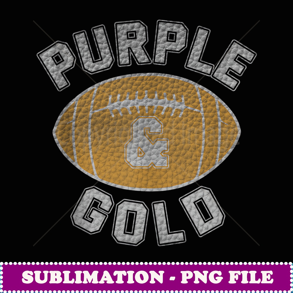 Purple and Gold Football Game Day Home Team Group - Elegant | Inspire ...