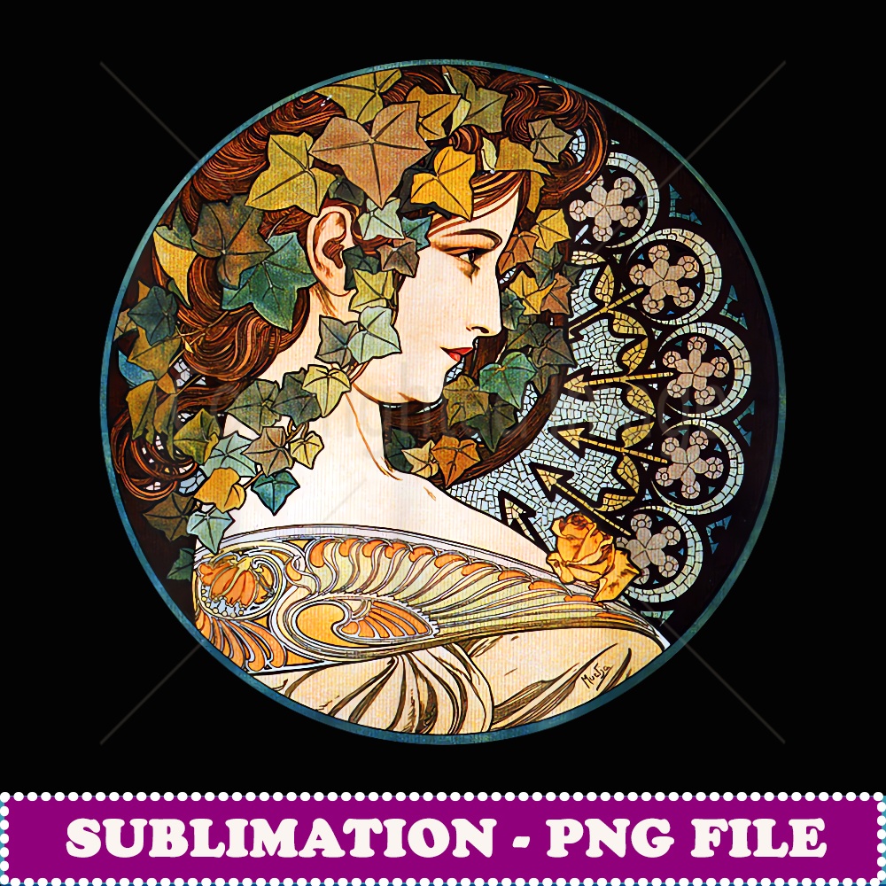 Vintage Green Ivy Goddess - PNG Sublimation Digital Download | Inspire ...