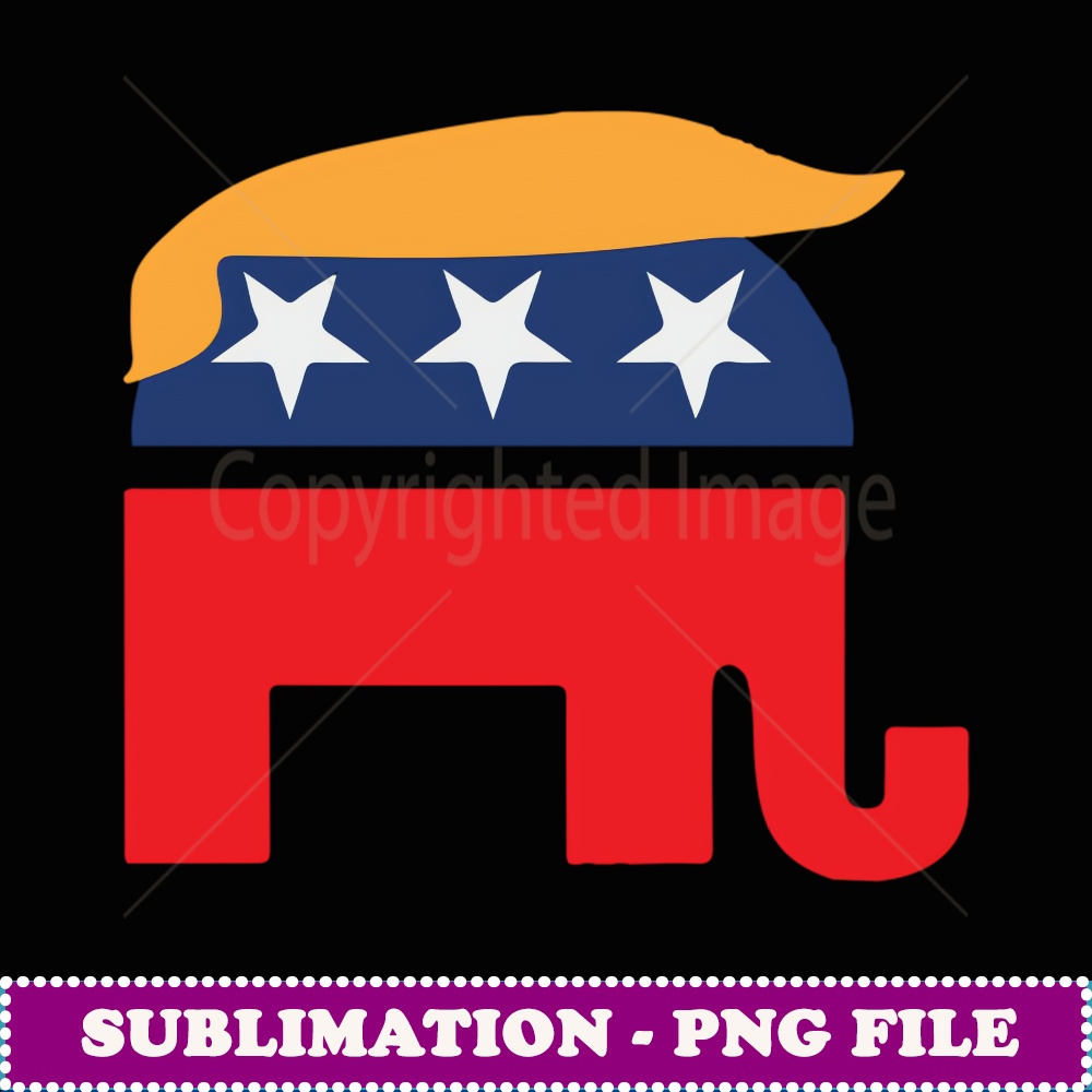 GOP Donald trump Republican Elephant - Vintage Sublimation P | Inspire ...