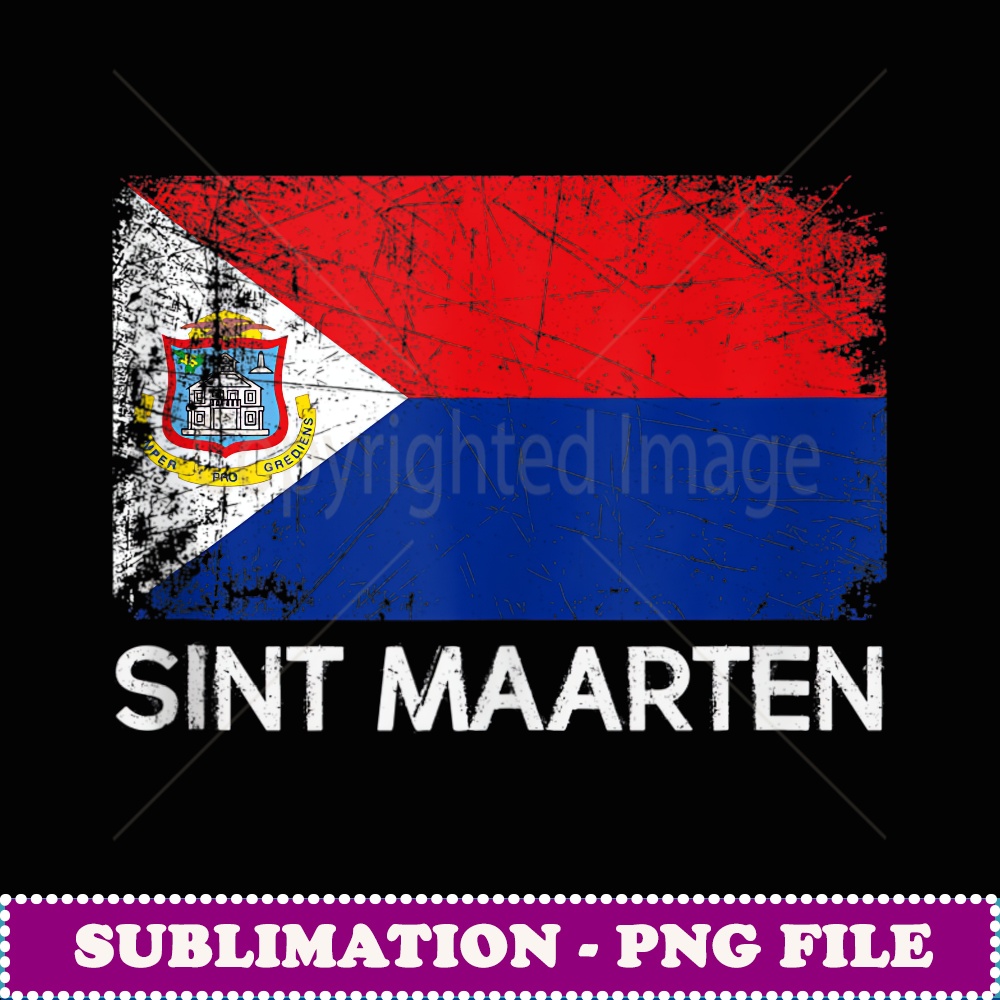 St Maarten Flag Design Vintage Made In Sint Maarten Gift - S | Inspire ...