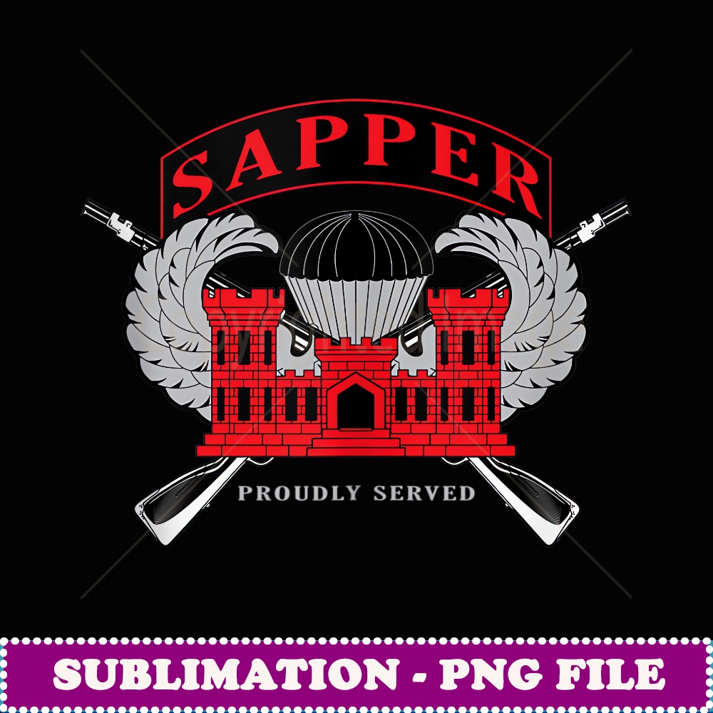 U.S. Army Combat Engineers Sapper - Premium Sublimation Digi | Inspire Uplift