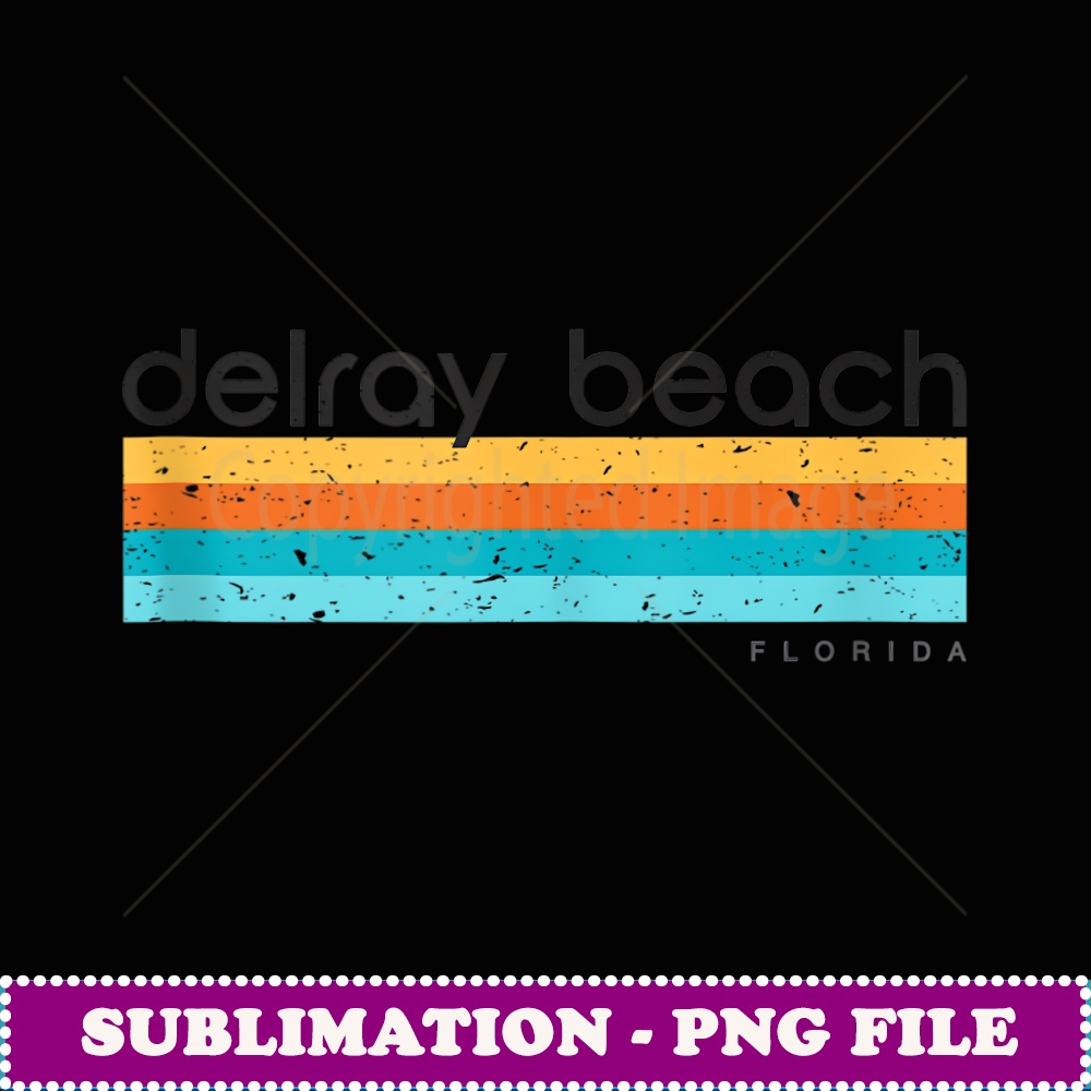 Vintage Delray Beach Florida FL Retro Design - Creative Subl | Inspire ...