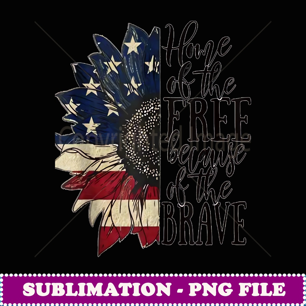 American Flag Patriot home of the free because of the brave | Inspire ...
