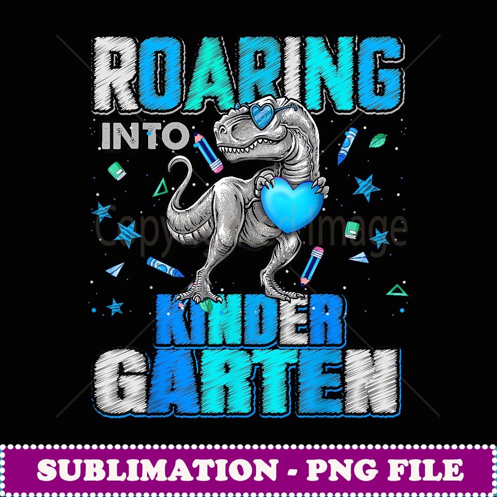 Roaring Ino Kindergaren Dinosaur T Rex Back To School - Excl | Inspire ...