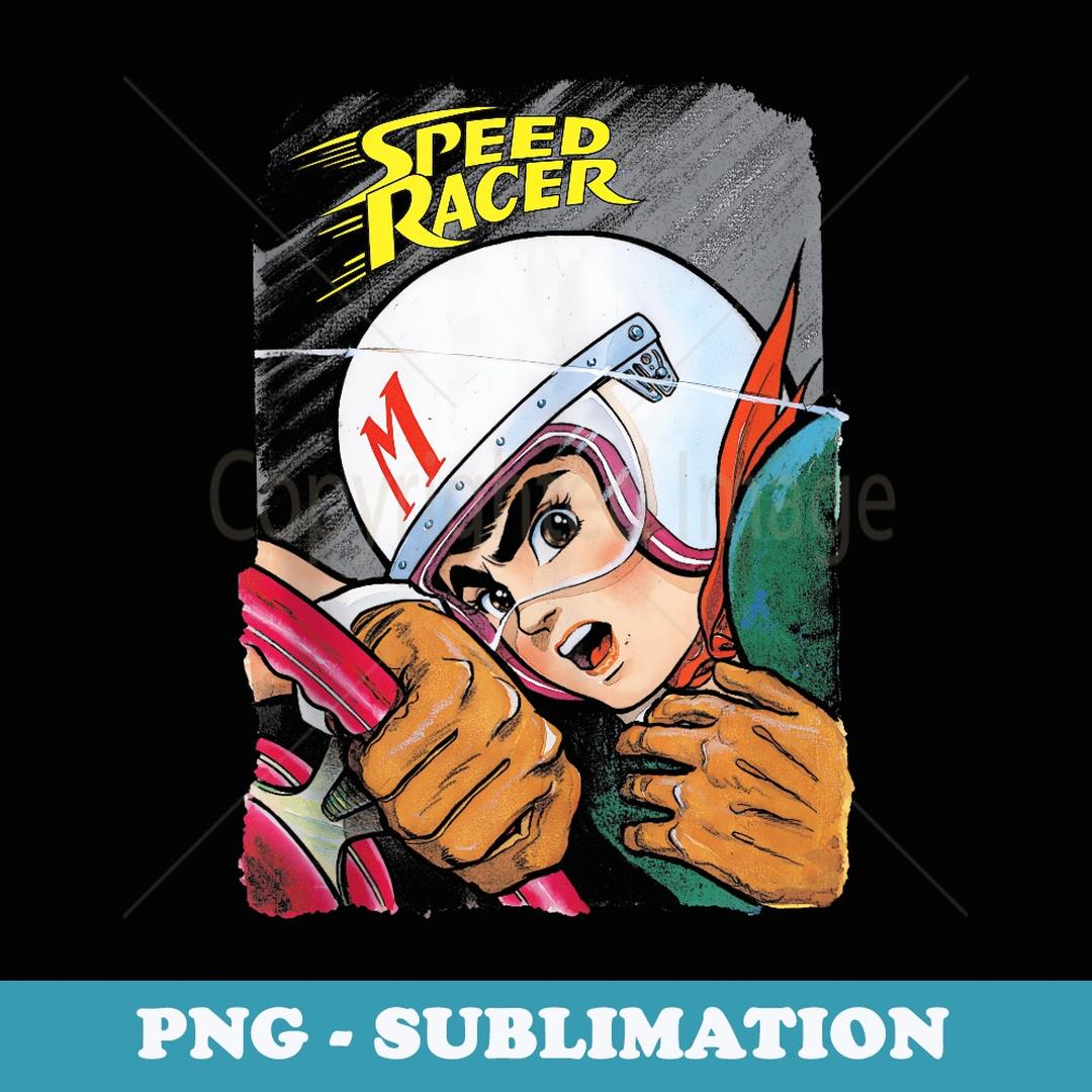 Manga Speed Racer Logo Close - Premium Sublimation Digital D | Inspire ...