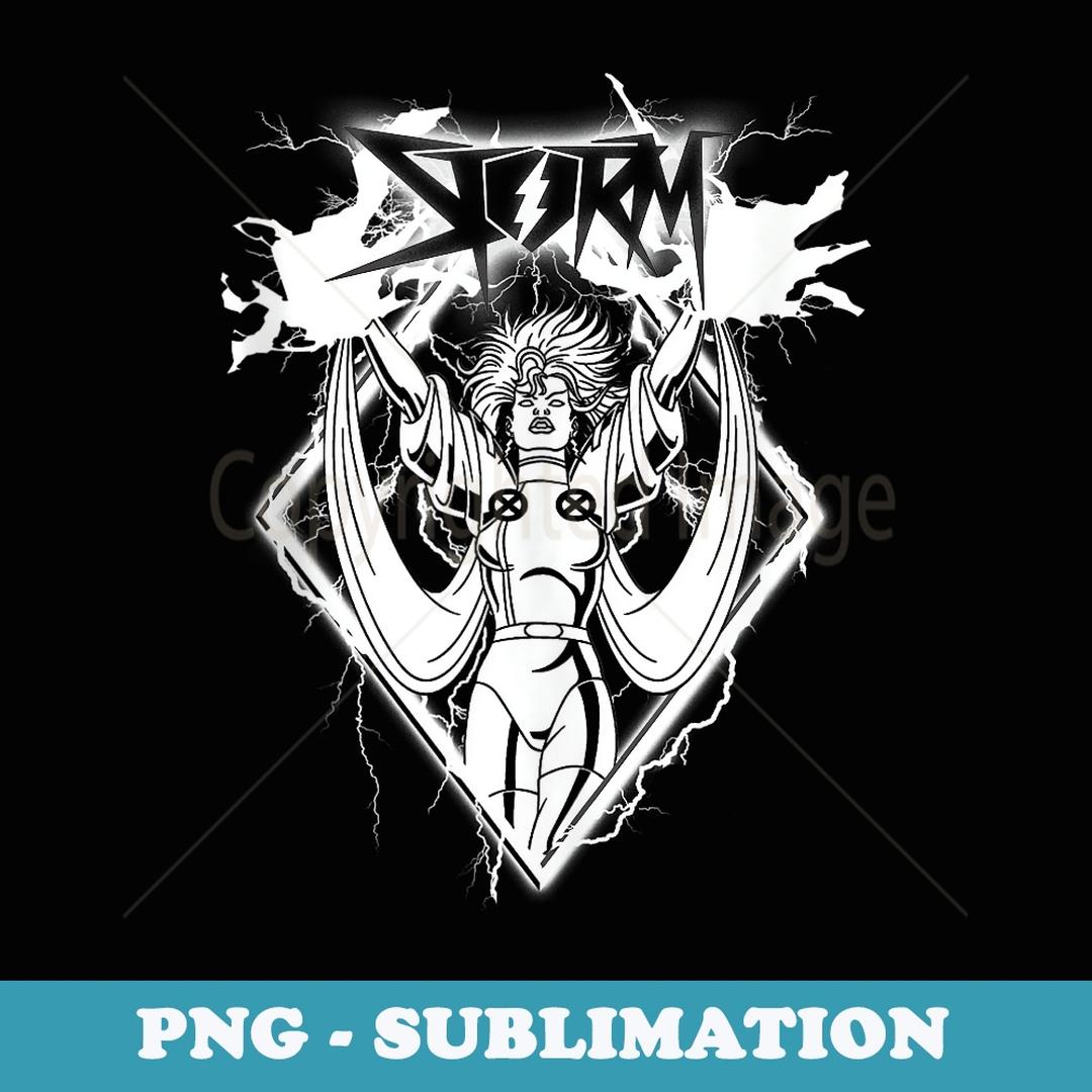 Marvel X-Men Storm Stencil Portrait - Aesthetic Sublimation | Inspire ...