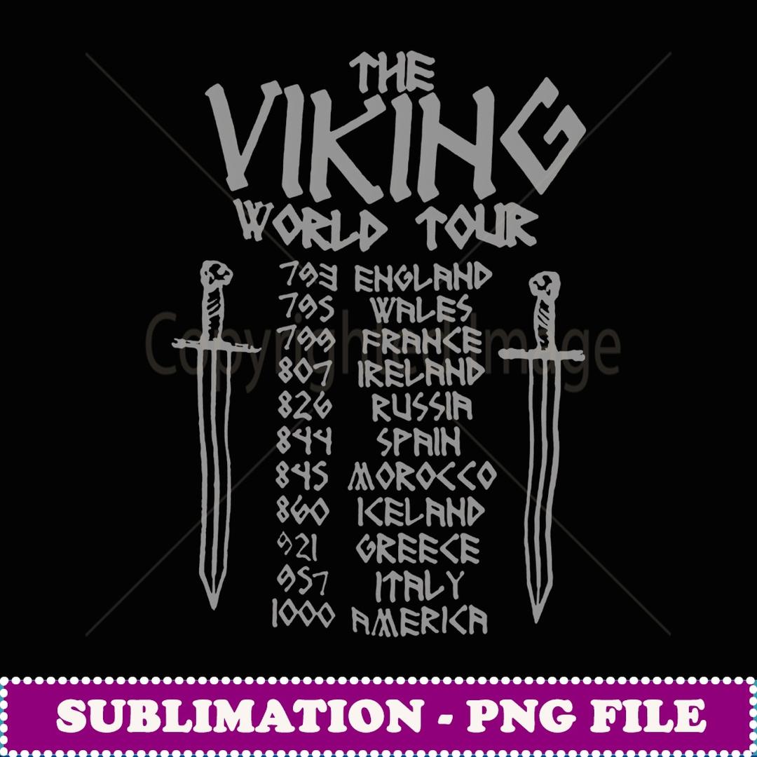 Viking World Tour - Instant Sublimation Digital Download | Inspire Uplift