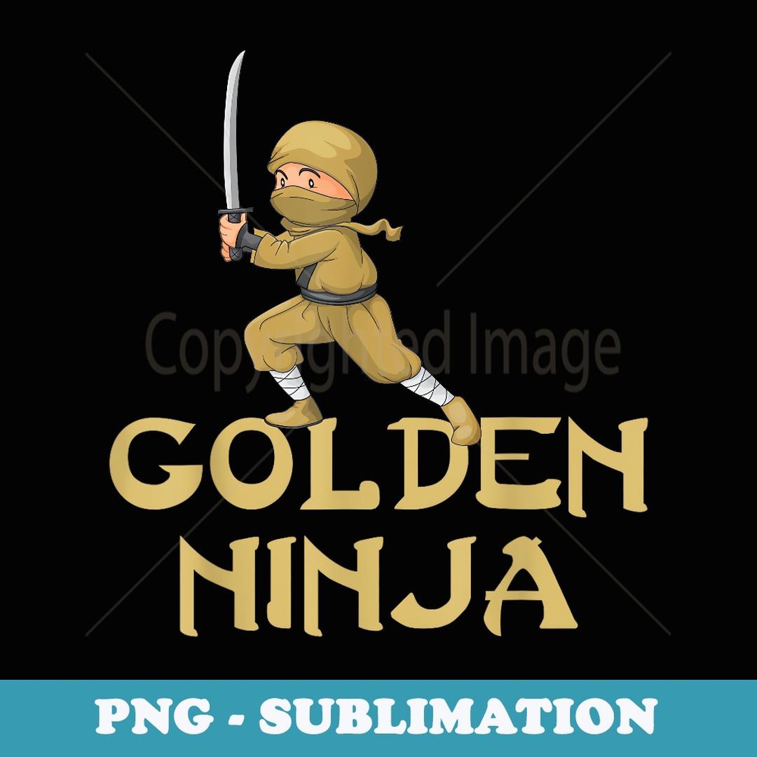 Golden Ninja - Gold Ninja - Perfekt for Kid | Inspire Uplift
