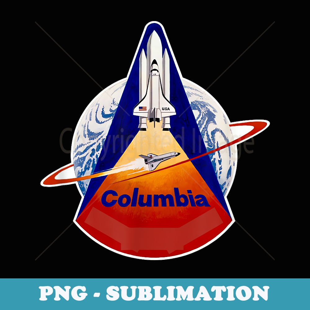 NASA Space Shuttle Columbia - Exclusive PNG Sublimation Down | Inspire ...