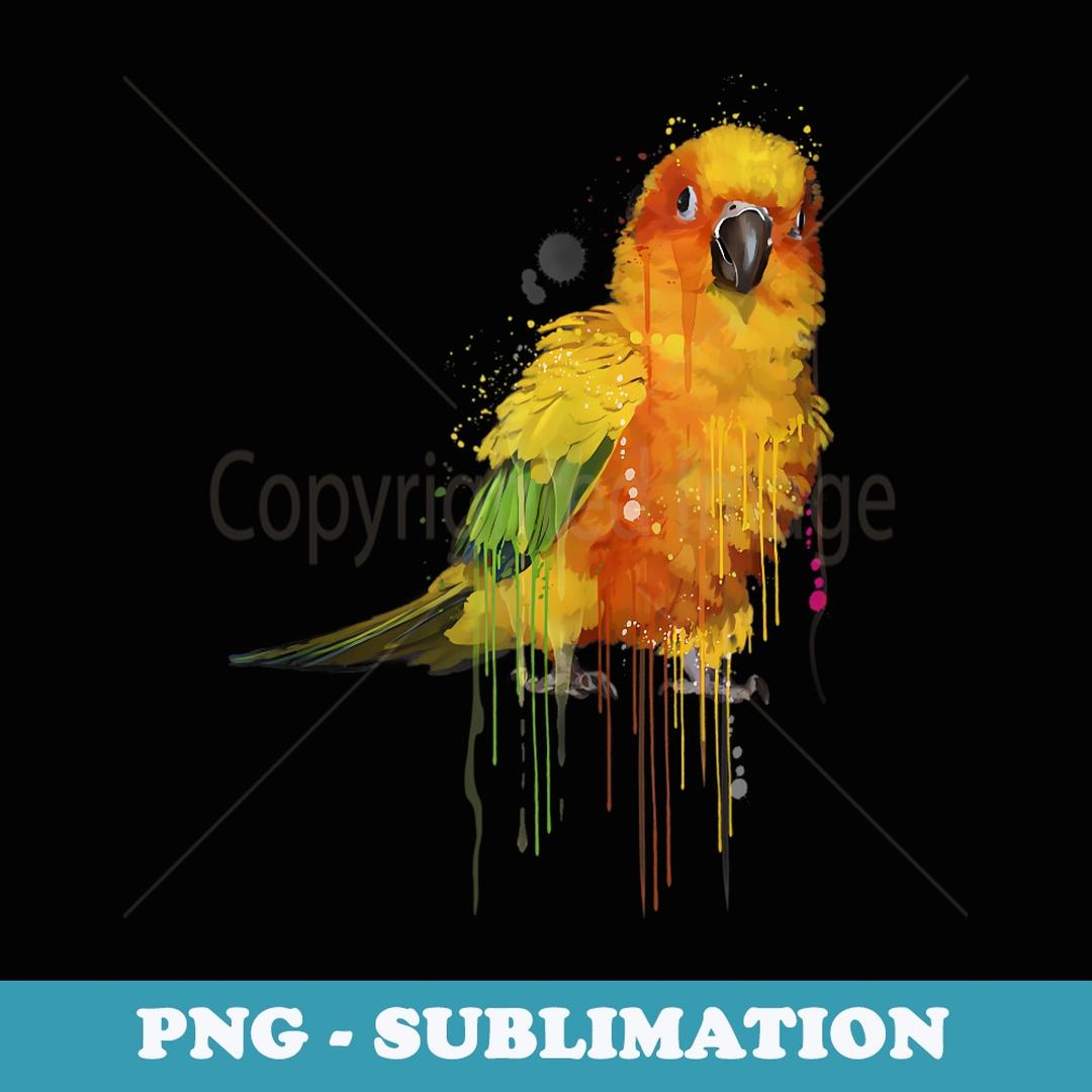 Sun Conure , Cute Conure Parrot - PNG Transparent Sublimatio | Inspire ...