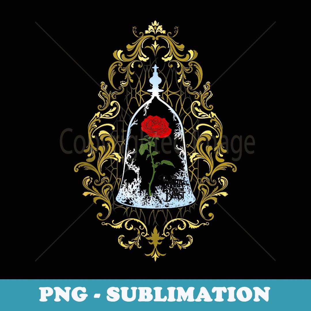 Disney Beauty And The Beast Enchanted Rose Logo - Creative S | Inspire ...
