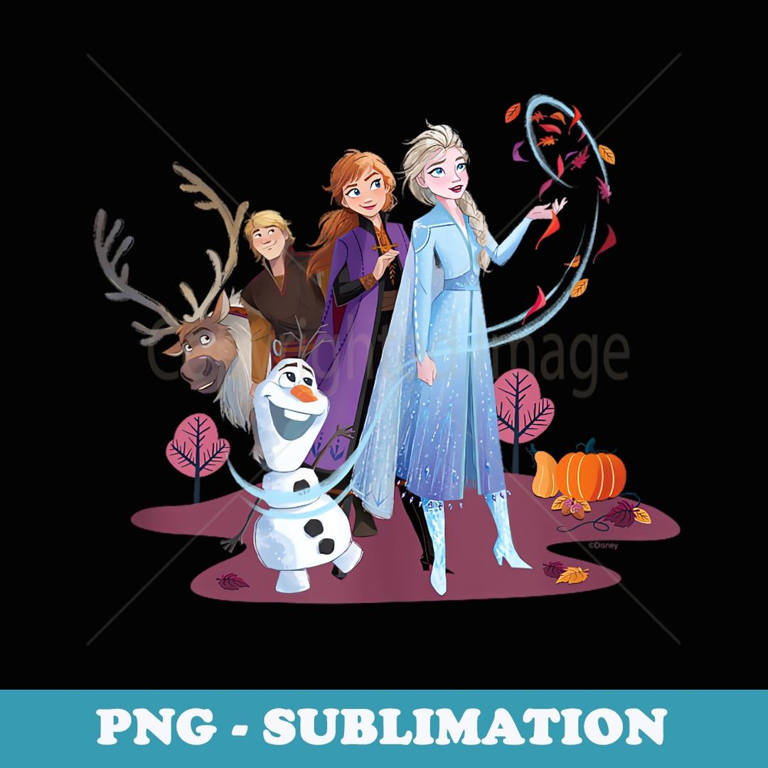 Disney Princess Frozen Elsa Anna Olaf Sven and Kristoff Fall | Inspire ...