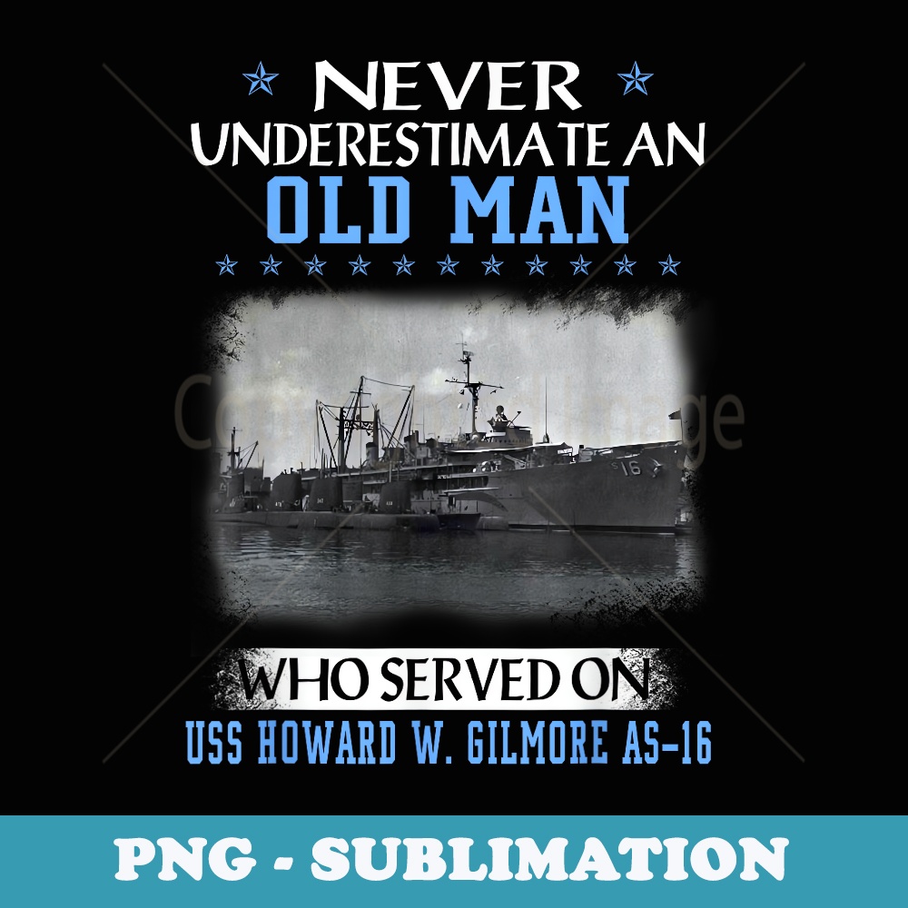 USS Howard W. Gilmore AS-16 Veterans Day Father Day - Signat | Inspire ...