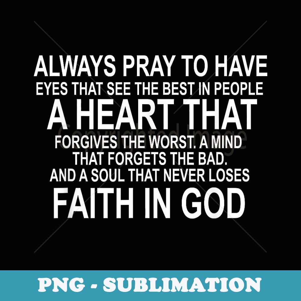 always pray to have eyes that see svg - Inspire Uplift