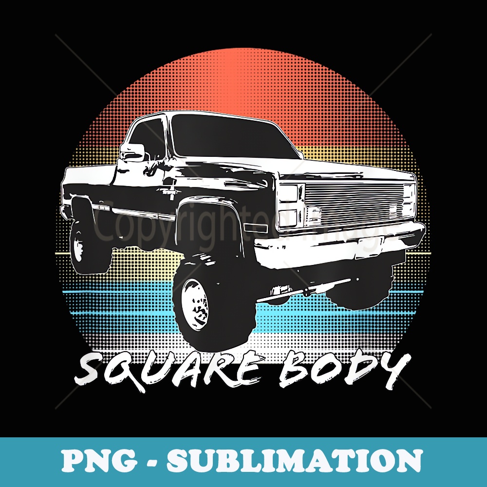 Squarebody Classic Square Body Truck - PNG Transparent Subli | Inspire ...