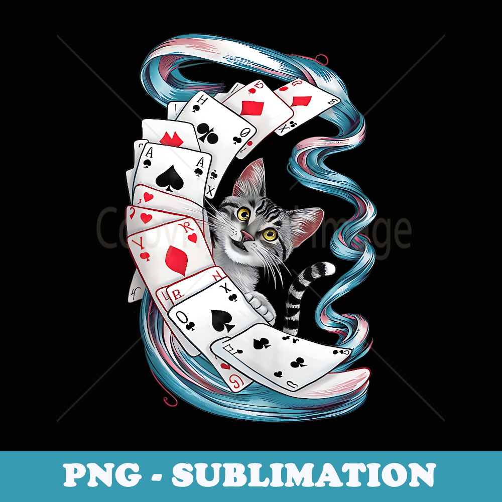 Funny Cute Cat playing cards for lcat overs - Stylish Sublim | Inspire ...