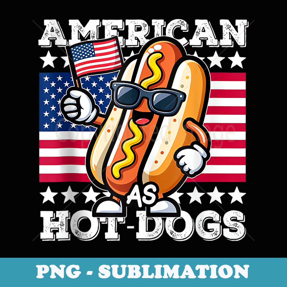 Hot Dog Flag Day 4th Of July American Holiday - Signature Su | Inspire ...