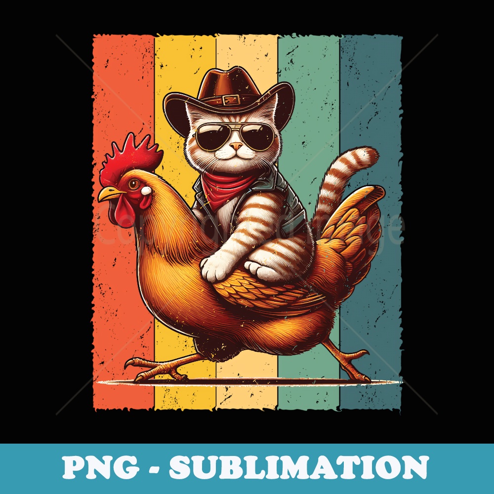 Funny Ragdoll Cat Riding Chicken Cute Farme chicken Feeder - | Inspire ...