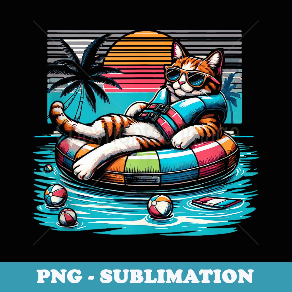 Cat in the Swim Zone Funny Cat Swimming Swim Coach Swimmer - | Inspire ...