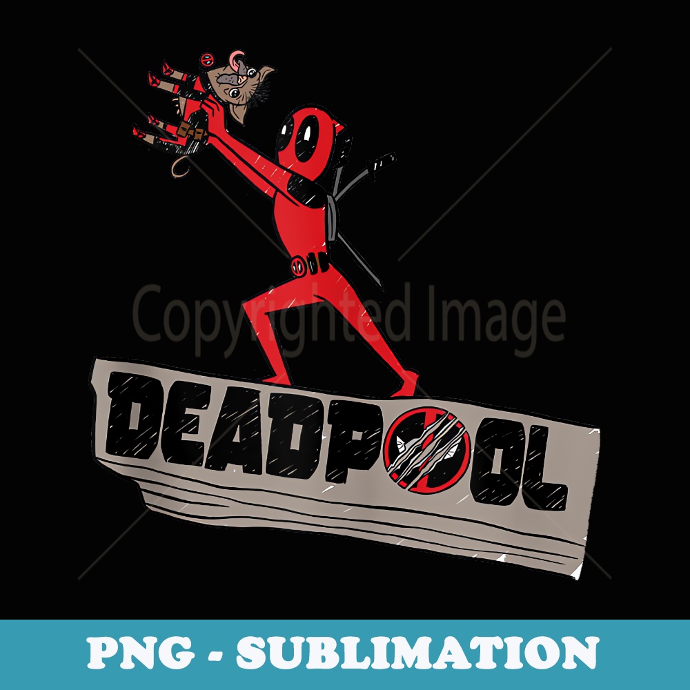 Marvel Deadpool & Wolverine All Hail Dogpool Sketchy Doodle | Inspire ...