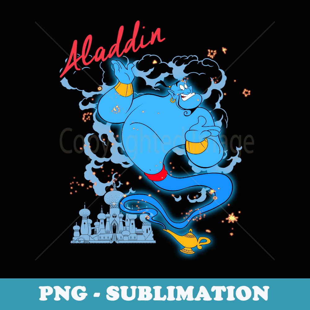 Disney Aladdin Genie Smoke & Sparkle - Exclusive Sublimation | Inspire ...
