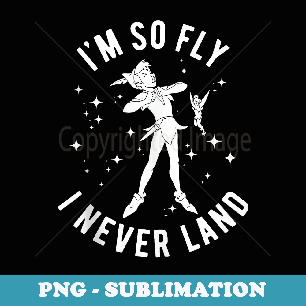 Disney Peter Pan Im So Fly I Never Land Outline - Instant PN | Inspire ...