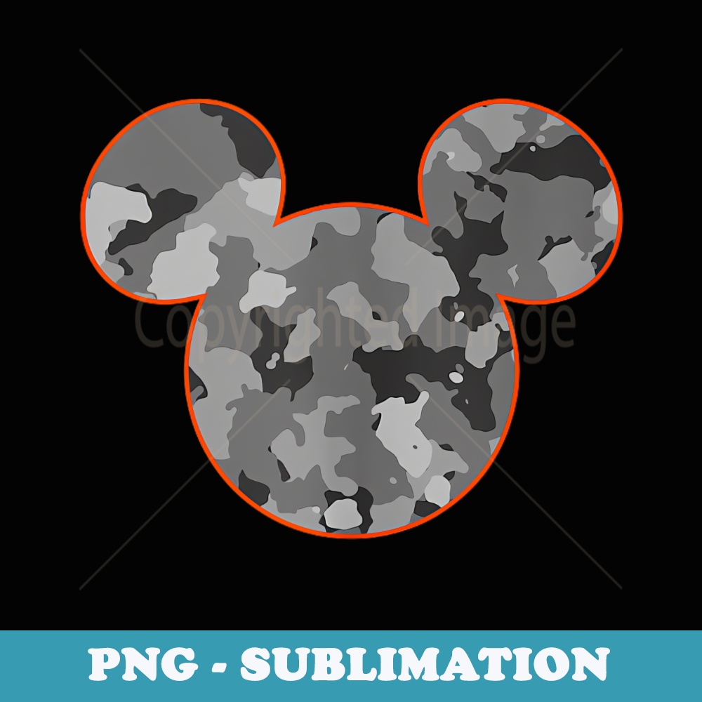Disney Mickey And Friends Camouflage Mickey Ears Logo - Aest | Inspire ...