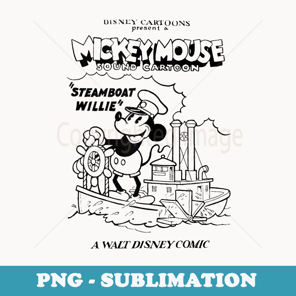 Disney Steamboat Willie A Walt Disney Comic Vintage - Trendy | Inspire ...