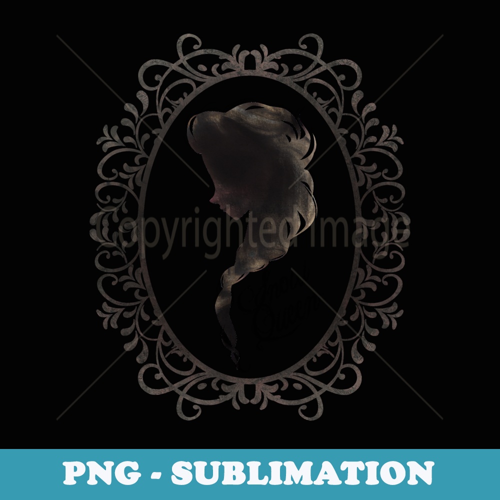 Disney Frozen Snow Queen Elsa Side View Silhouette Vintage - | Inspire ...