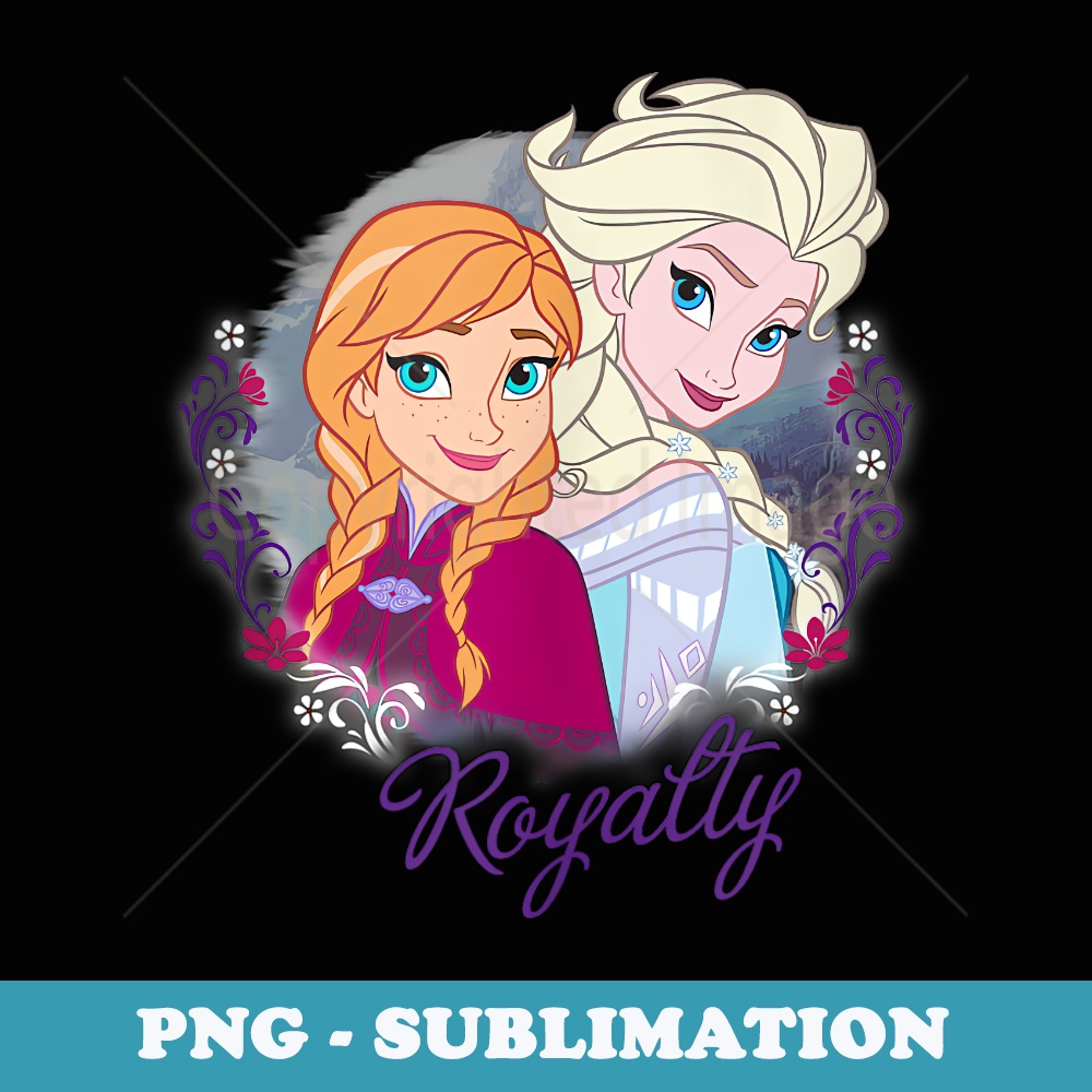 Disney Frozen Royalty Elsa & Anna Cute Sisters Portrait - St | Inspire ...