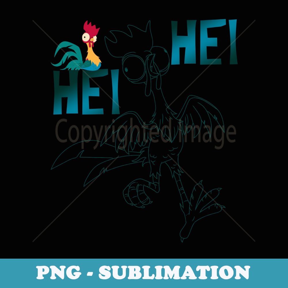 Disney Moana Hei Hei Outline - Creative Sublimation PNG Down | Inspire ...