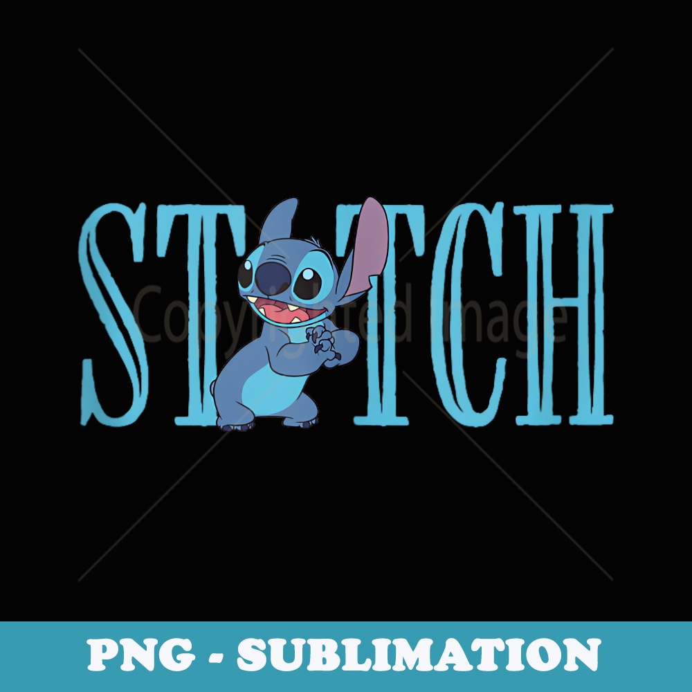 Disney Lilo and Stitch Cute Lettering - Signature Sublimatio | Inspire ...