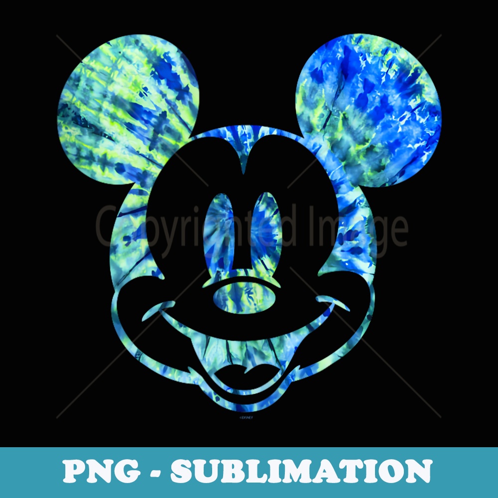 Disney Mickey Mouse Green Tie Dye - Stylish Sublimation Digi | Inspire ...