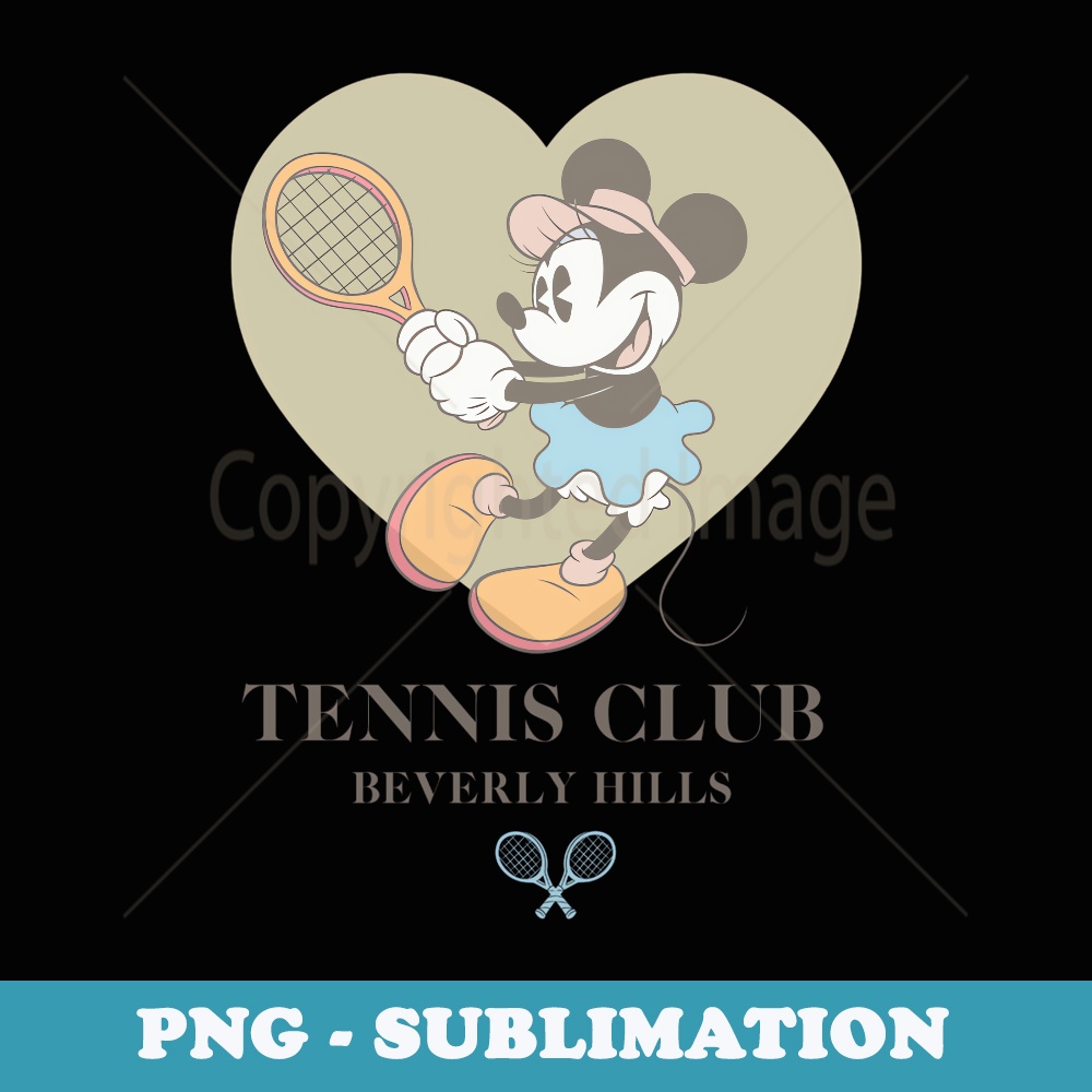 Disney Minnie Mouse Tennis Club Beverly Hills Vintage Logo - | Inspire ...