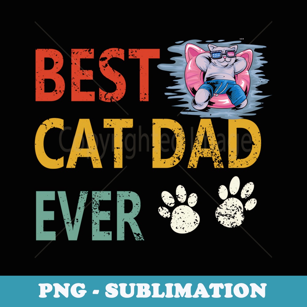 Best Cad Dad Ever Cool Father Cat Daddy Fathers Day - Premiu | Inspire ...
