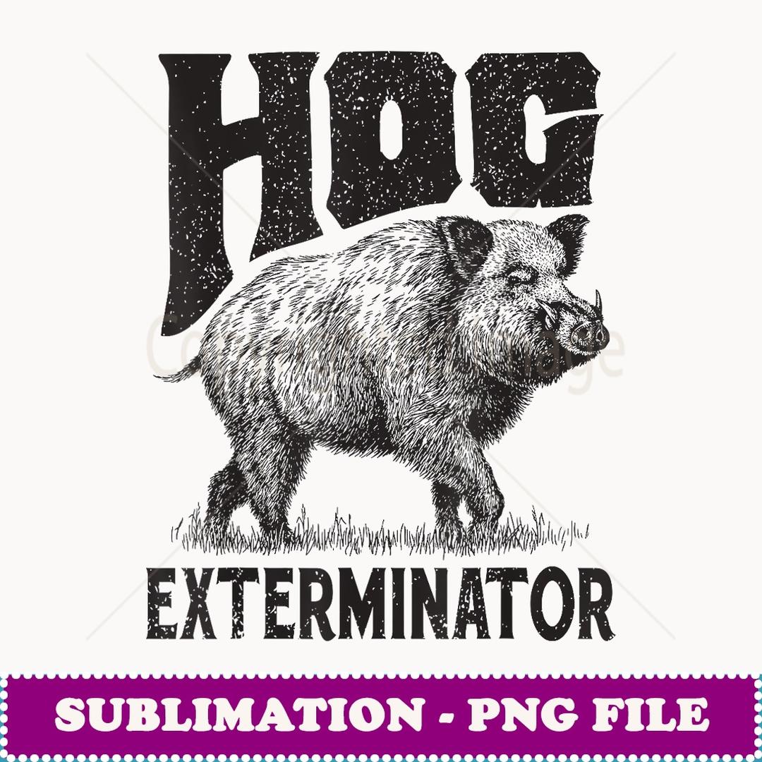 Funny Hunting Hog Pig Sus Hunting Hog Exterminator apparel - | Inspire ...
