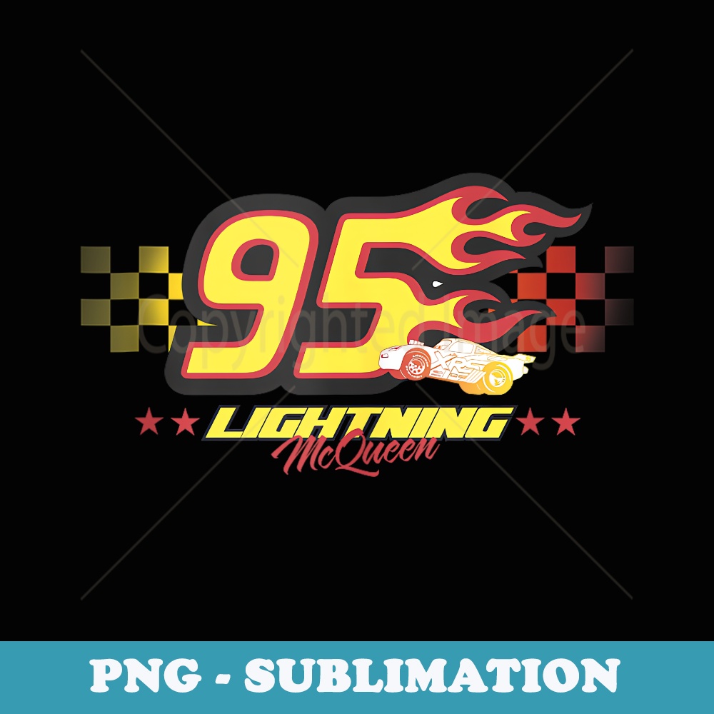 Disney Pixar Cars Lightning McQueen 95 Flame - Sublimation D | Inspire ...