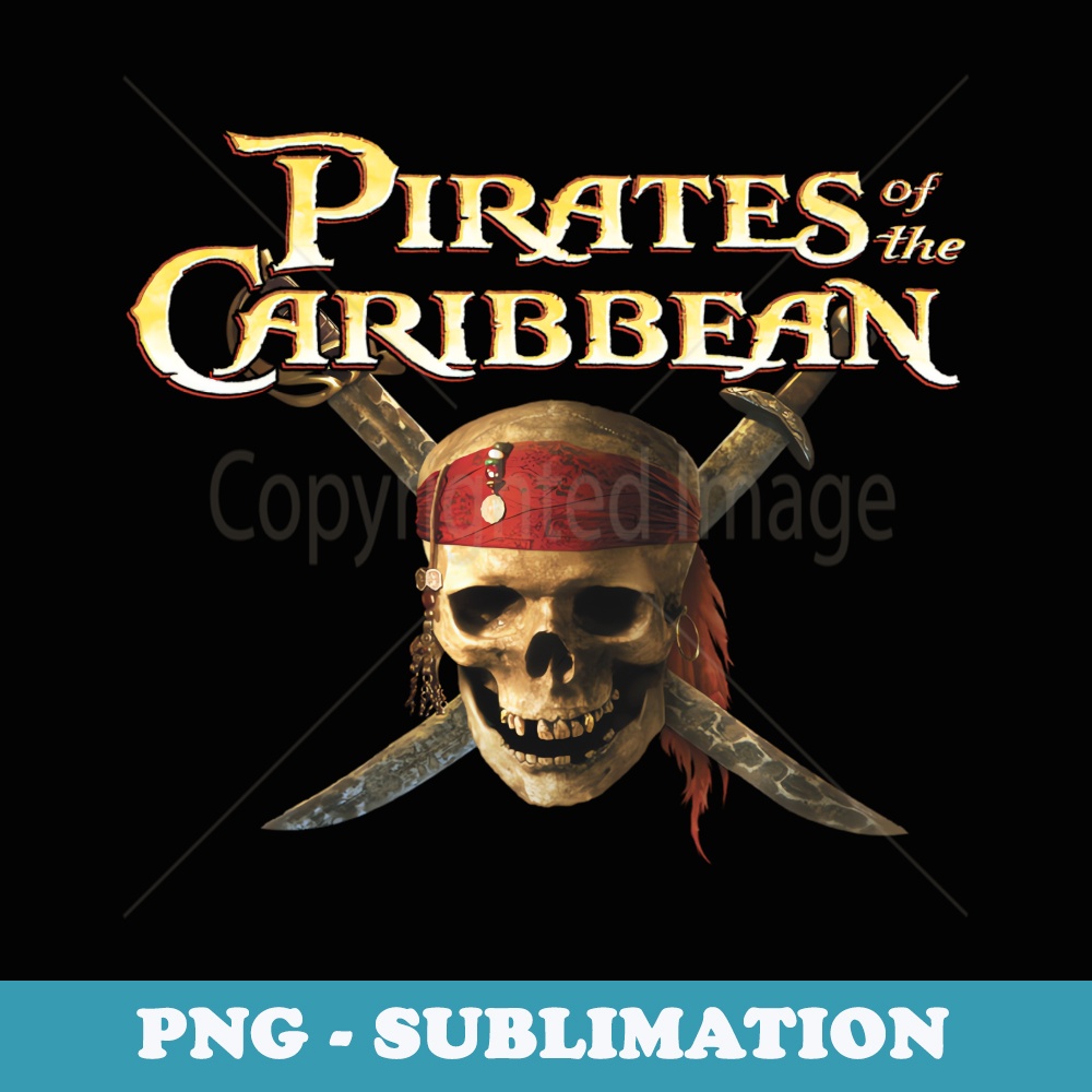 Disney Pirates of the Caribbean Skull and Swords Logo - Prem | Inspire ...