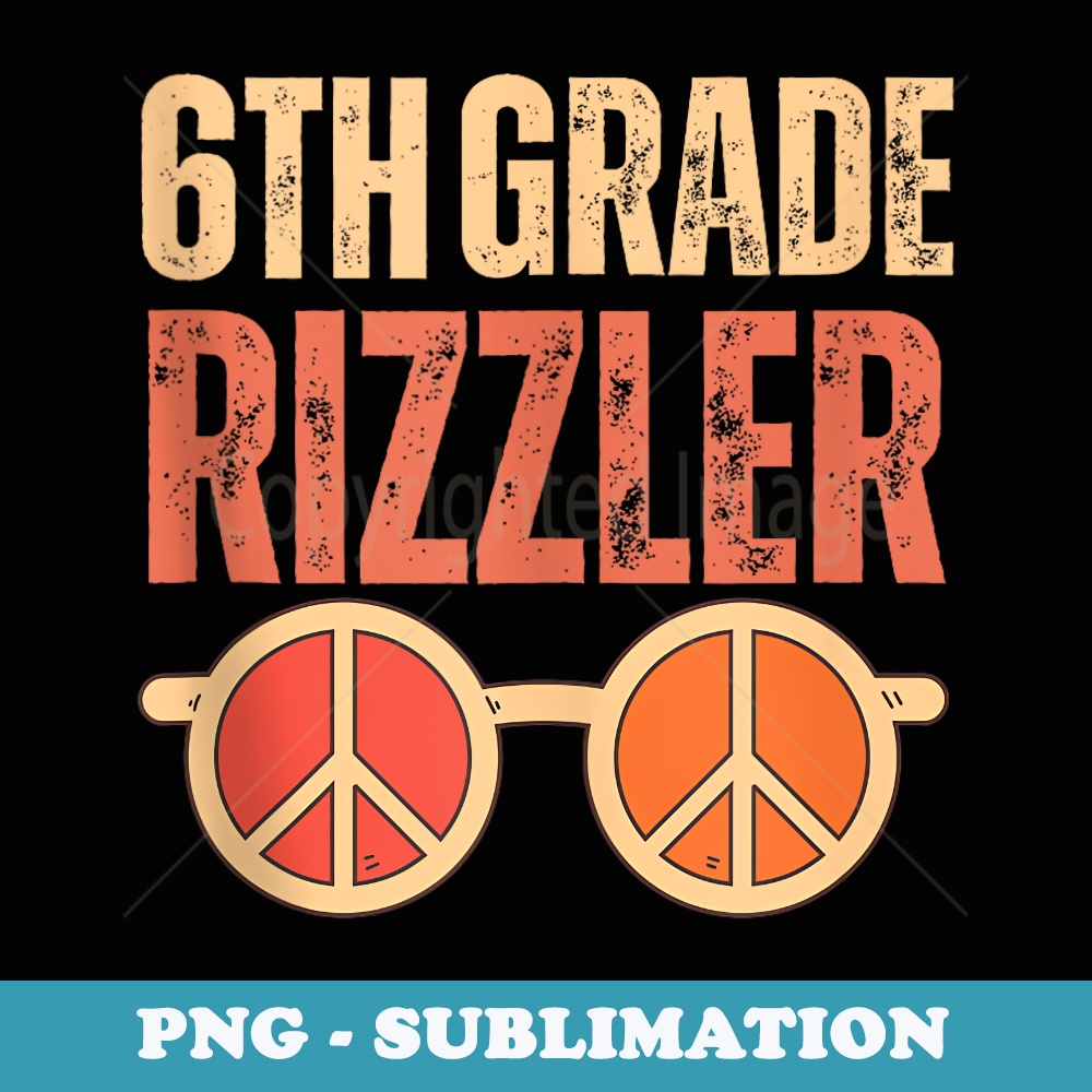 6th Grade Rizzler W Rizz Back To School Student - Elegant Su | Inspire ...