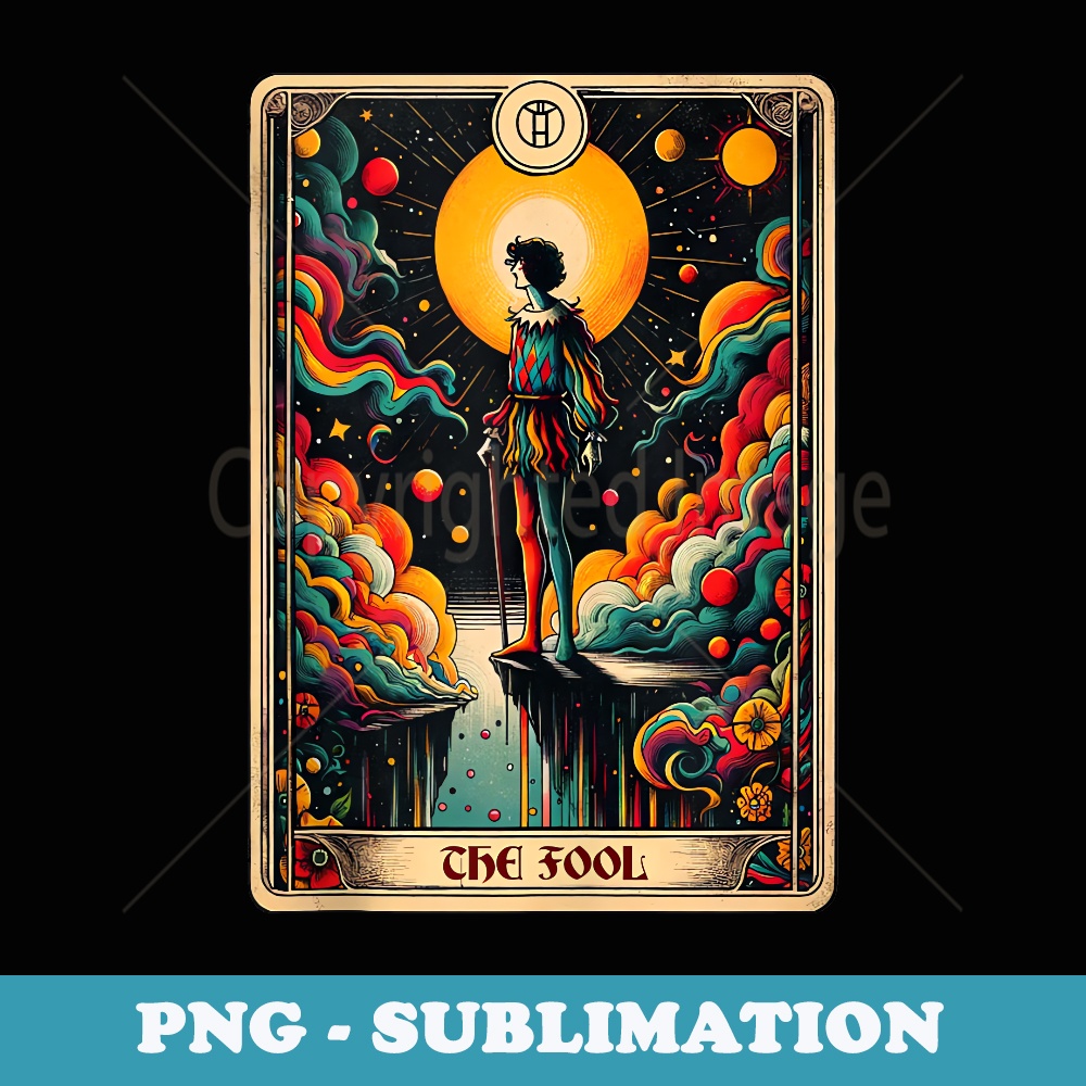 Major Arcana Tarot Card The Fool - Modern Sublimation PNG Fi | Inspire ...