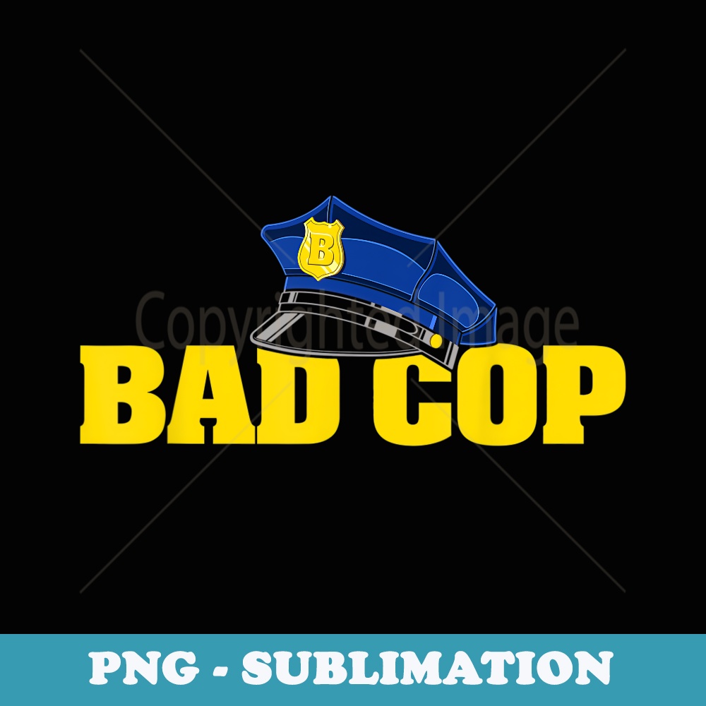 Good Cop Bad Cop Funny Matching Police Halloween Costume - P | Inspire ...