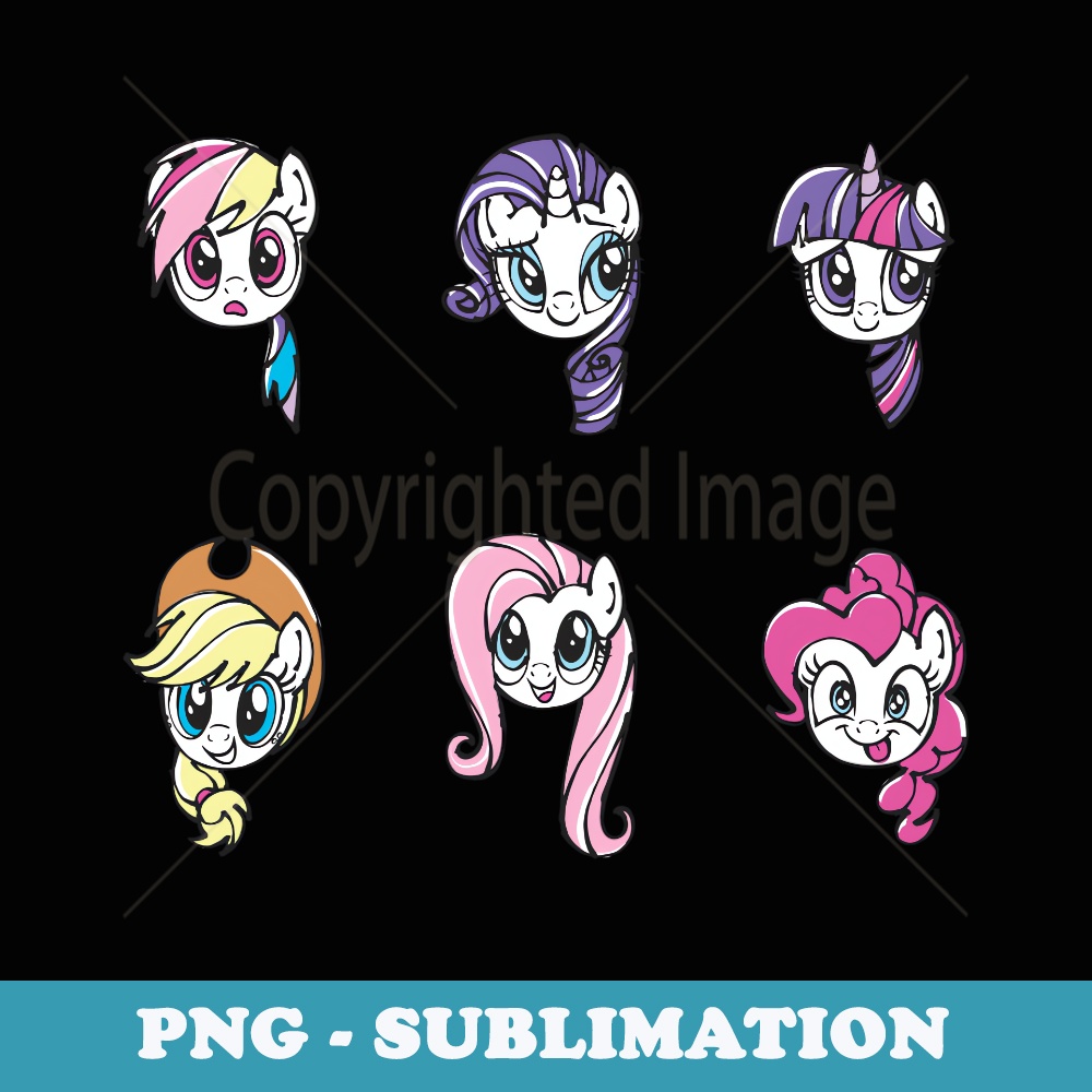 My Little Pony Expressions - Aesthetic Sublimation Digital F | Inspire ...