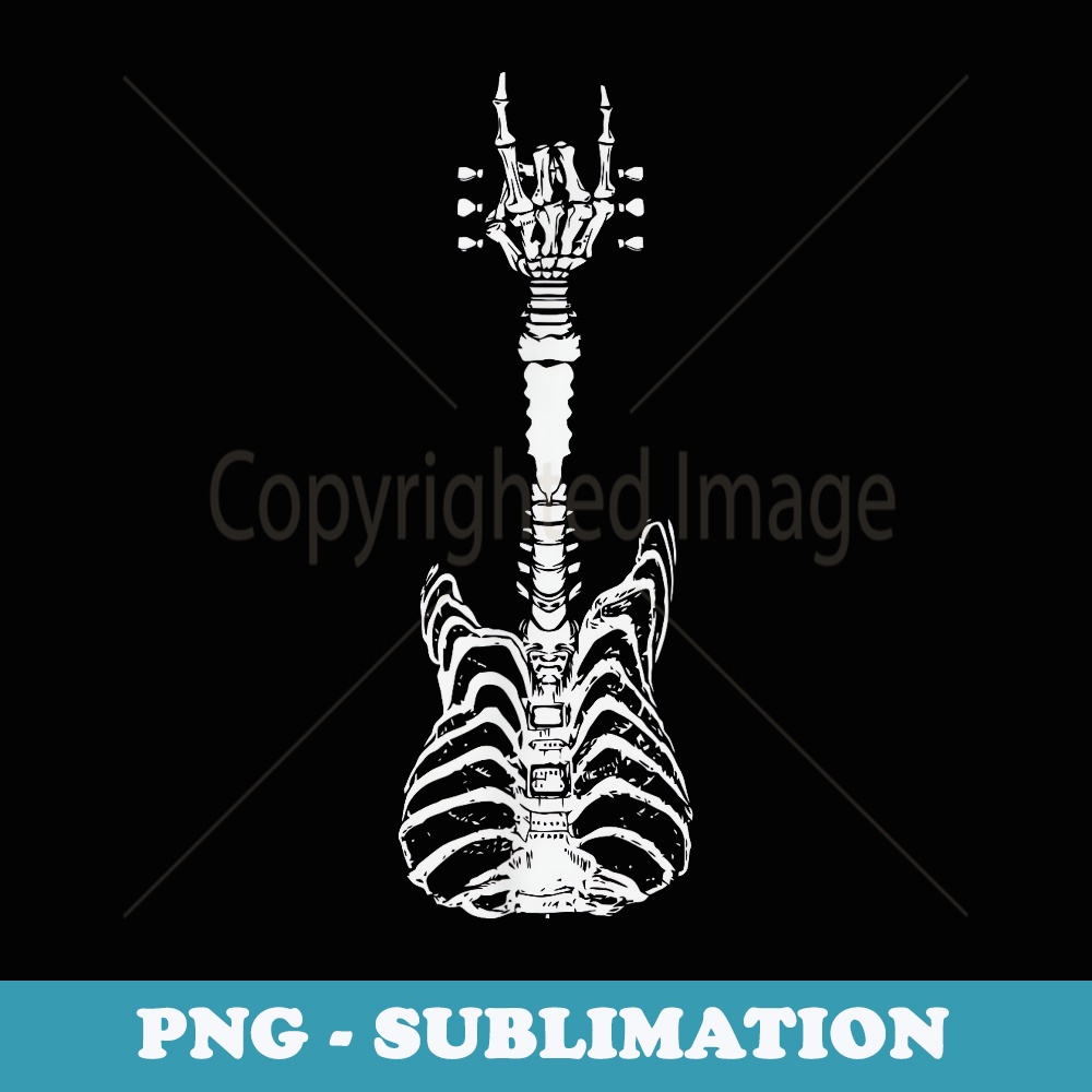 Rock On Rock Star Skeleton Hands Skeleton Guitar - PNG Trans | Inspire ...