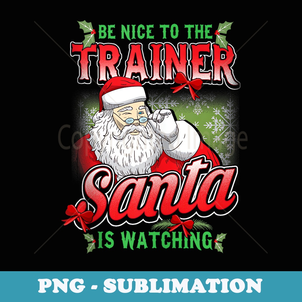Christmas Personal Trainer Gym Workout Exercise Santa Claus | Inspire ...