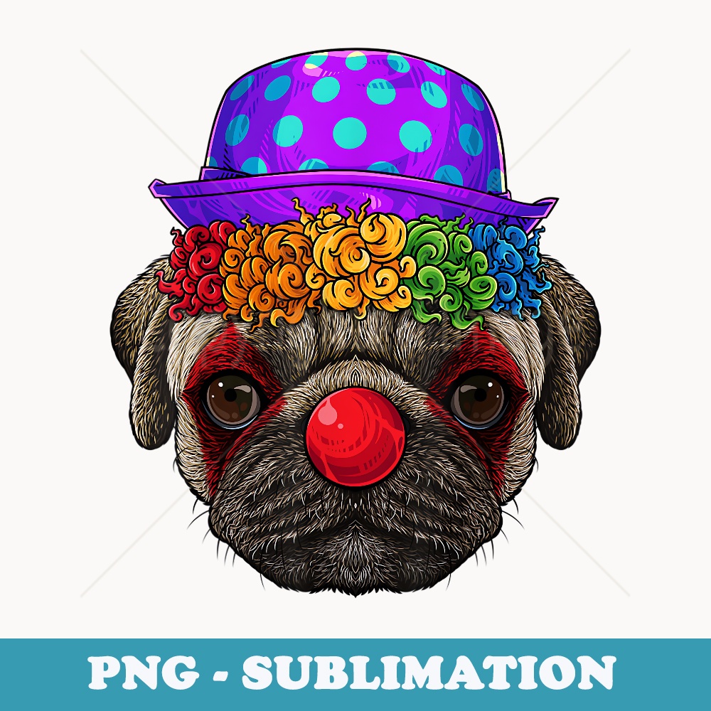 Funny Clown Pug Circus Carnival Costume Dog Theme Party - Di | Inspire ...