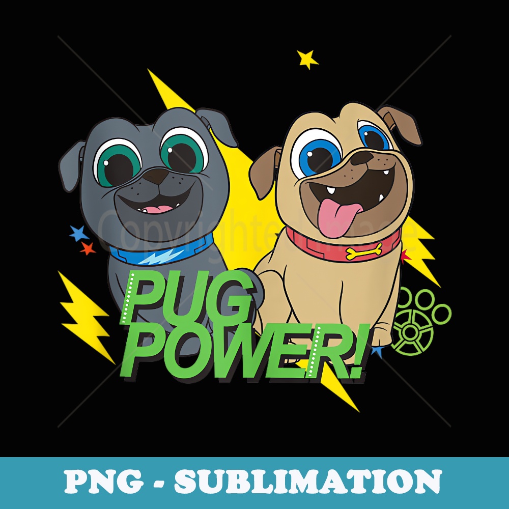 Disney Puppy Dog Pals Pug Power - Sublimation Digital Downlo | Inspire ...