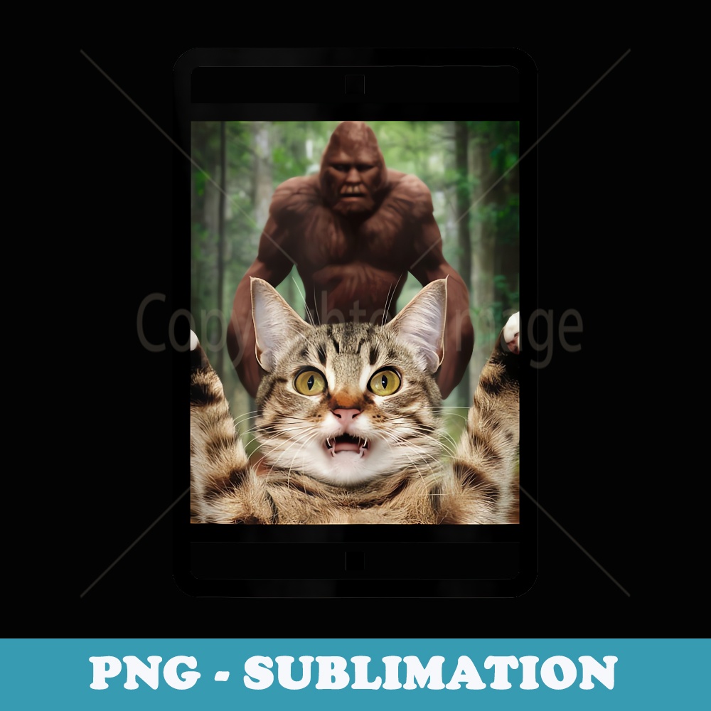 Funny Feline Sasquatch Bigfoot Photo of cat taking a selfie | Inspire ...