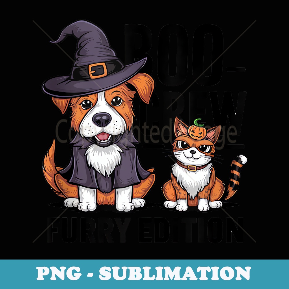 Boo Crew Furry Cat And Dog Edition - Cute For Halloween | Inspire Uplift