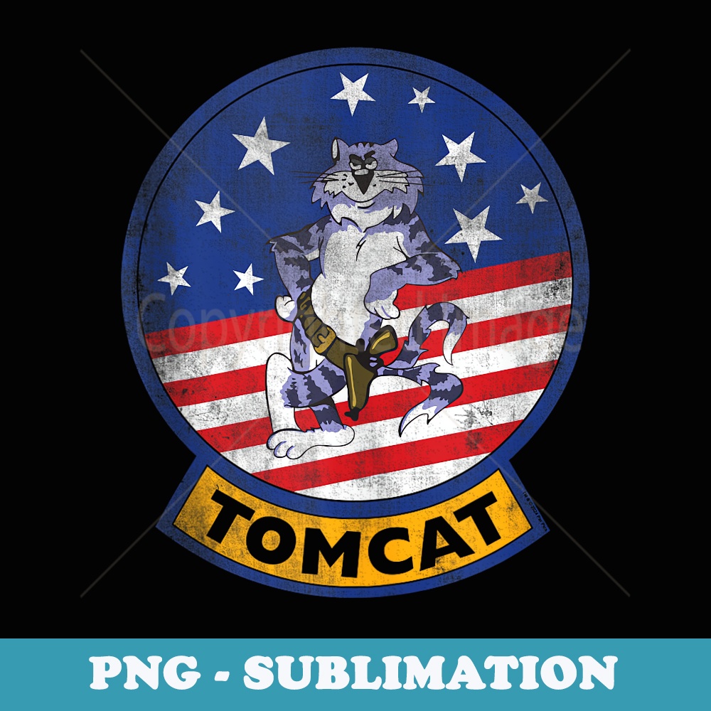 Top Gun Tomcat Logo - Artistic Sublimation Digital File | Inspire Uplift